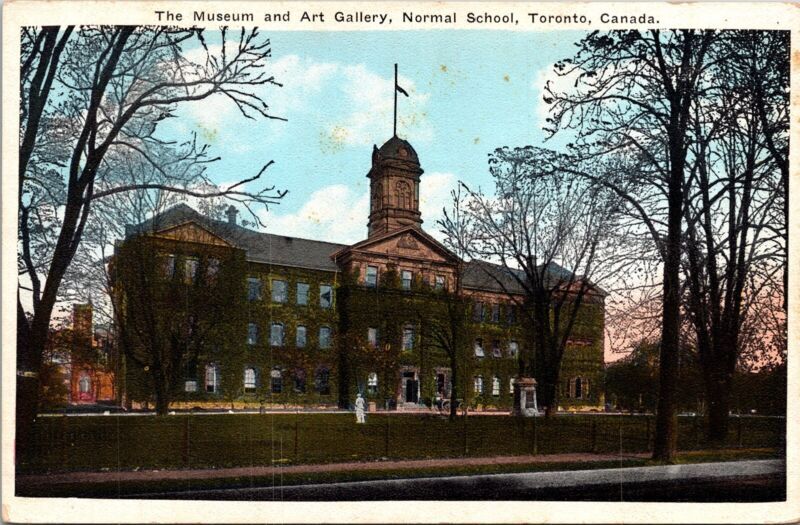 Museum Art Gallery Building Flag Normal School Toronto Canada Postcard ...