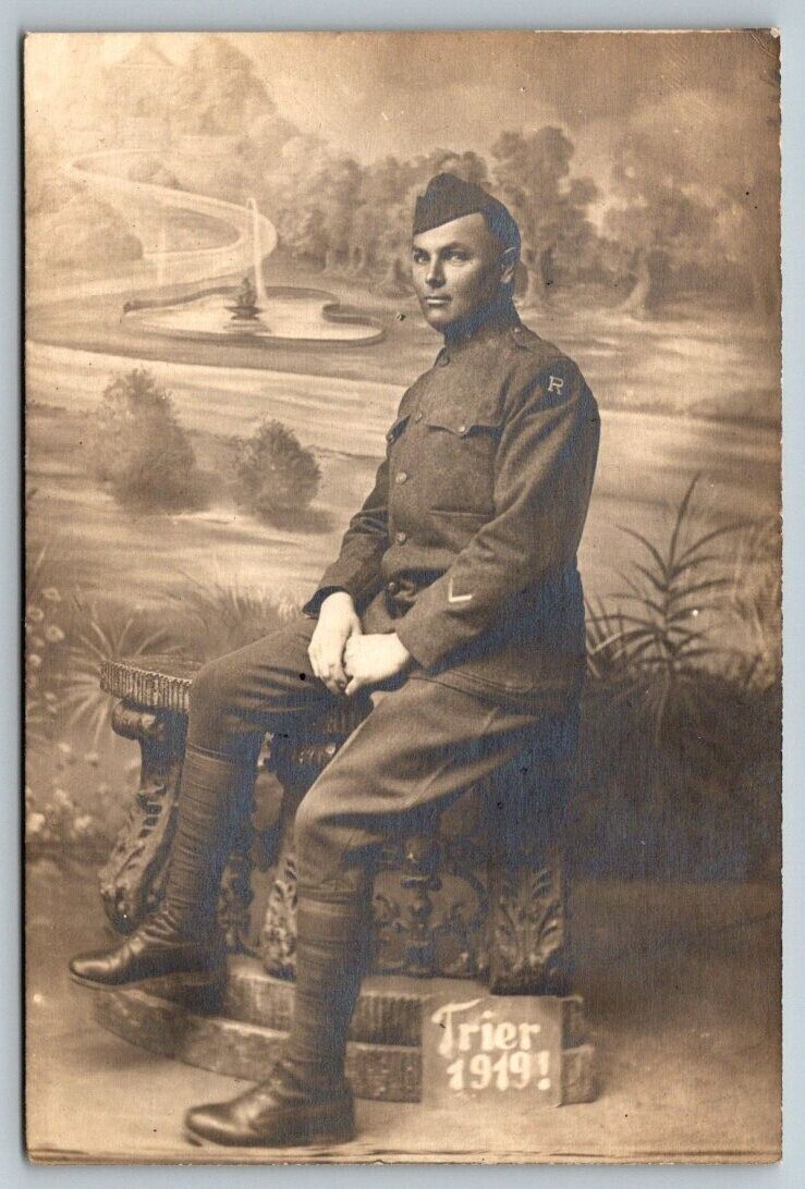 RARE RPPC 1919 WW1 US Army Regulating & Railhead Stations Engineer ...