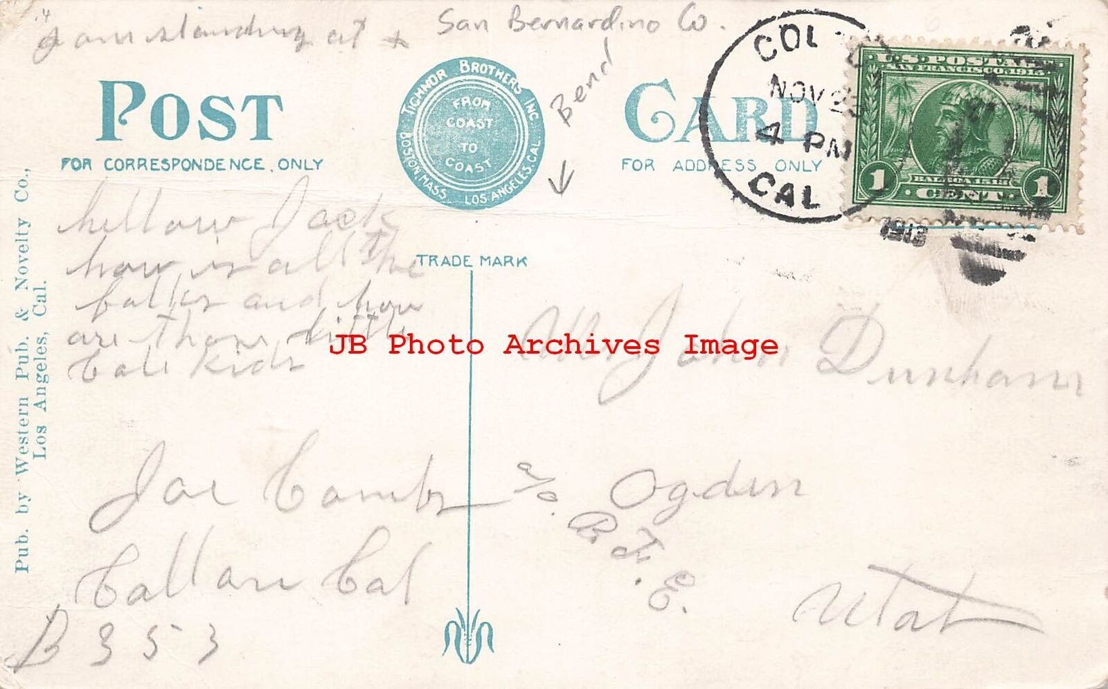 CA, Colton, California, Pacific Food Express Precooling Plant, 1912 PM ...