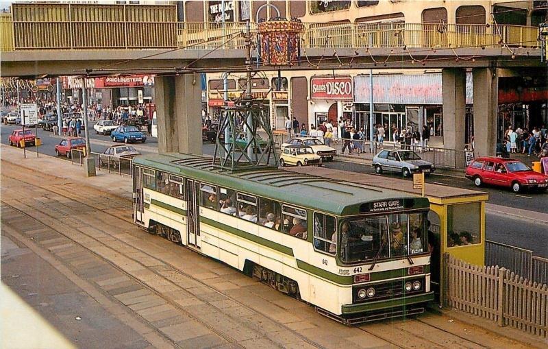 Blackpool UK~Transport Centenary Class Tram No 642 to Starr Gate~Disco ...