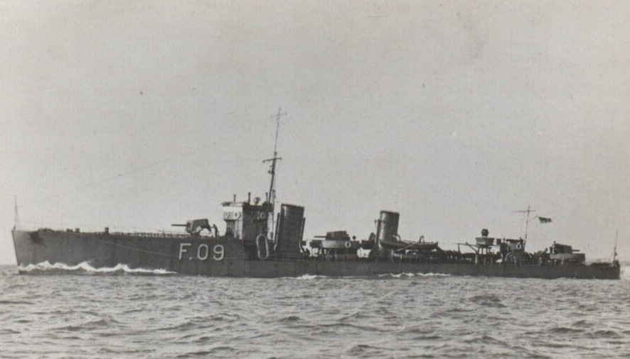 RPPC Photo British Royal Navy WWI HMS Trenchant Destroyer c.1910 ...