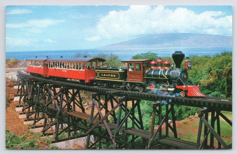 Maui Hawaii~Lahaina-Kaanapali & Pacific Railroad~Sugar Cane Train~1960s ...