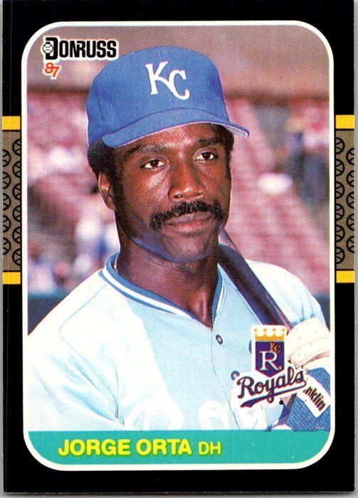 1987 Donruss Baseball Card Jorge Orta Oakland Athletics sk20486 | Topics - Sports - Baseball ...