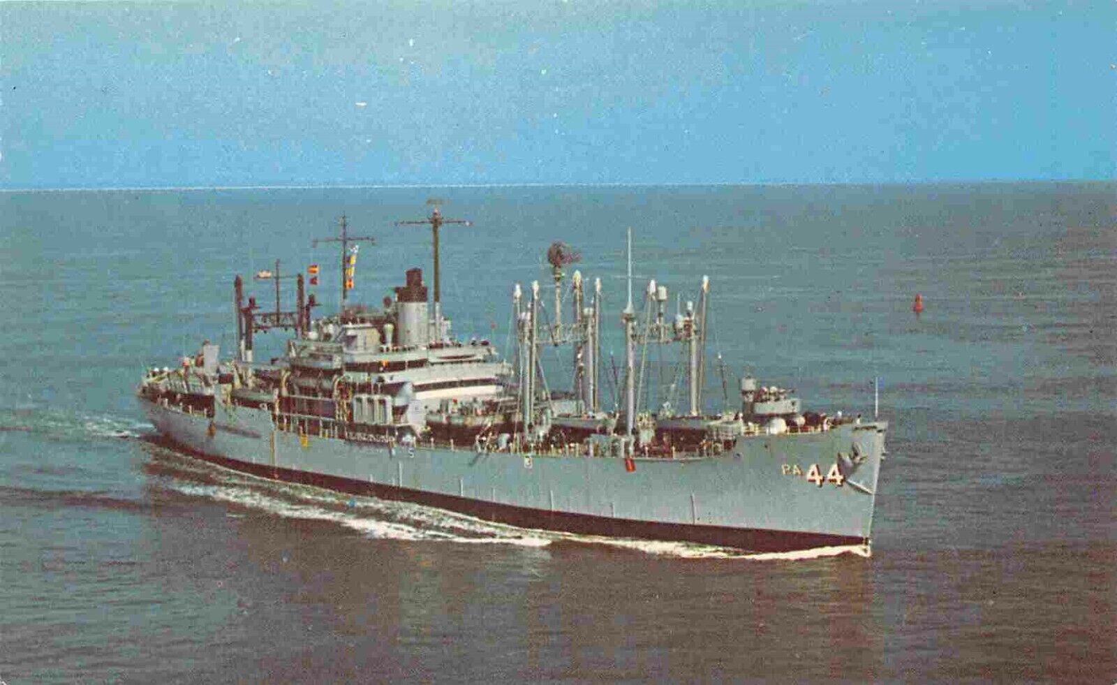 USS Fremont APA-44 Fleet Post Office US Navy Ship New York City ...
