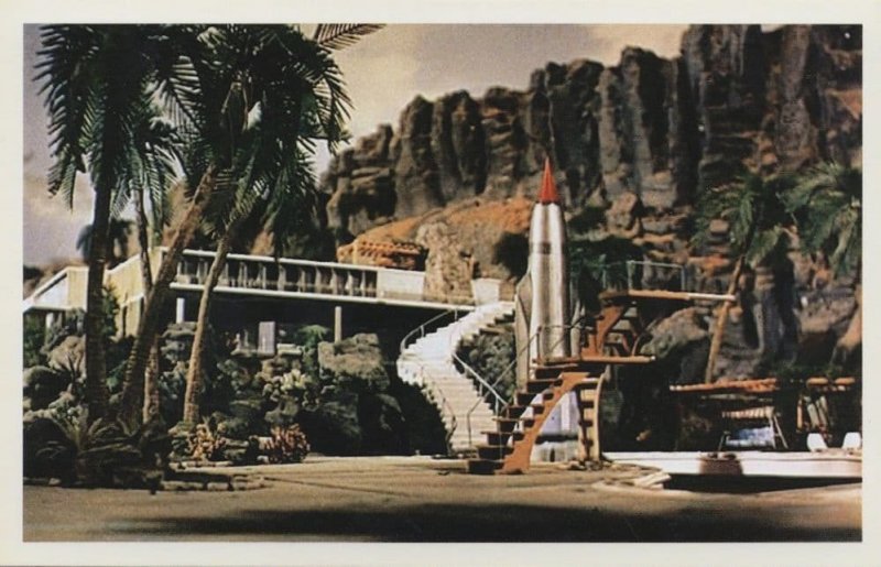 Tracy Island Thunderbirds TV Show Opening Credits Sequence Postcard ...