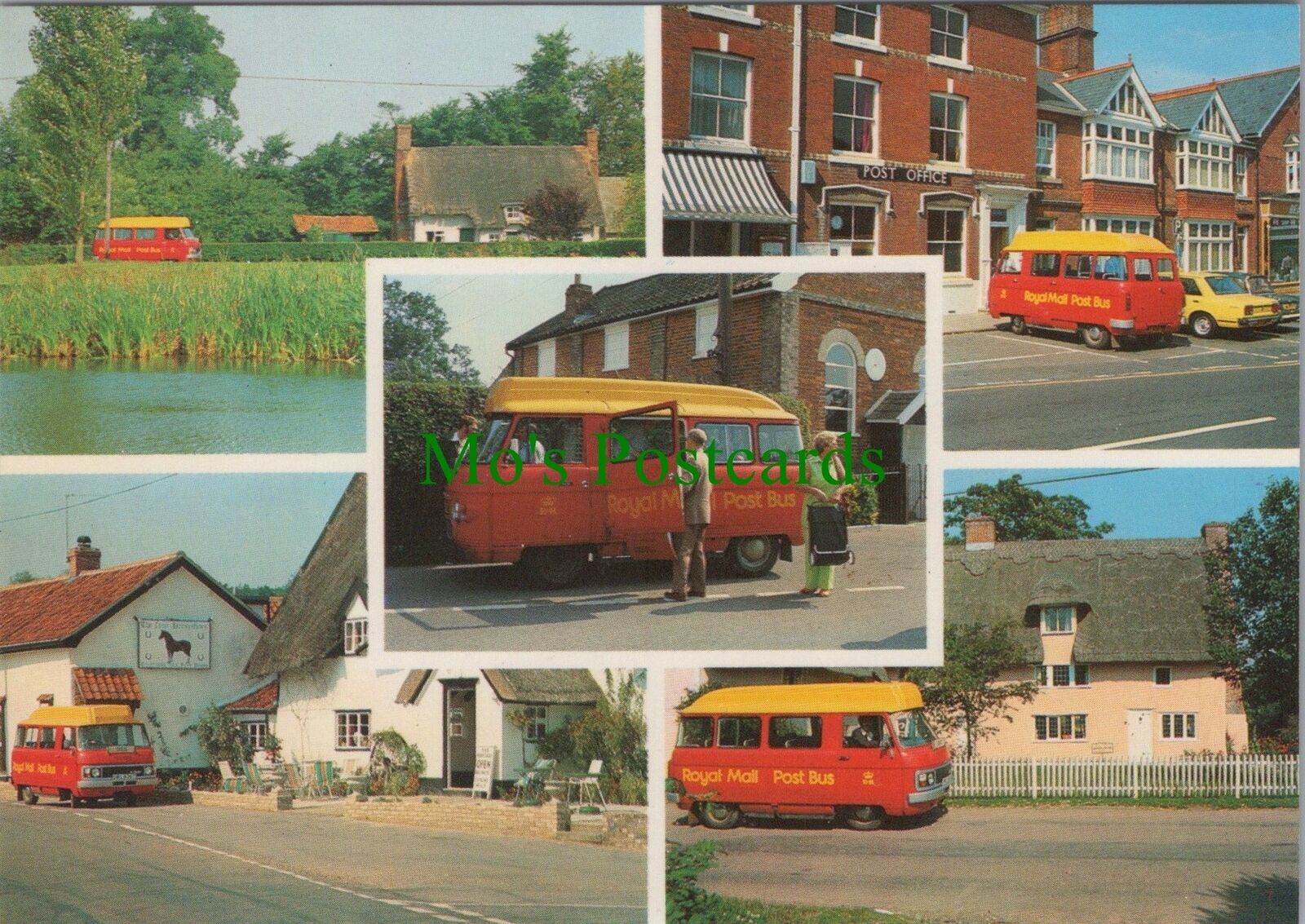 Royal Mail Postcard - Suffolk Post Bus - Diss - Gislingham Post Bus Ref ...