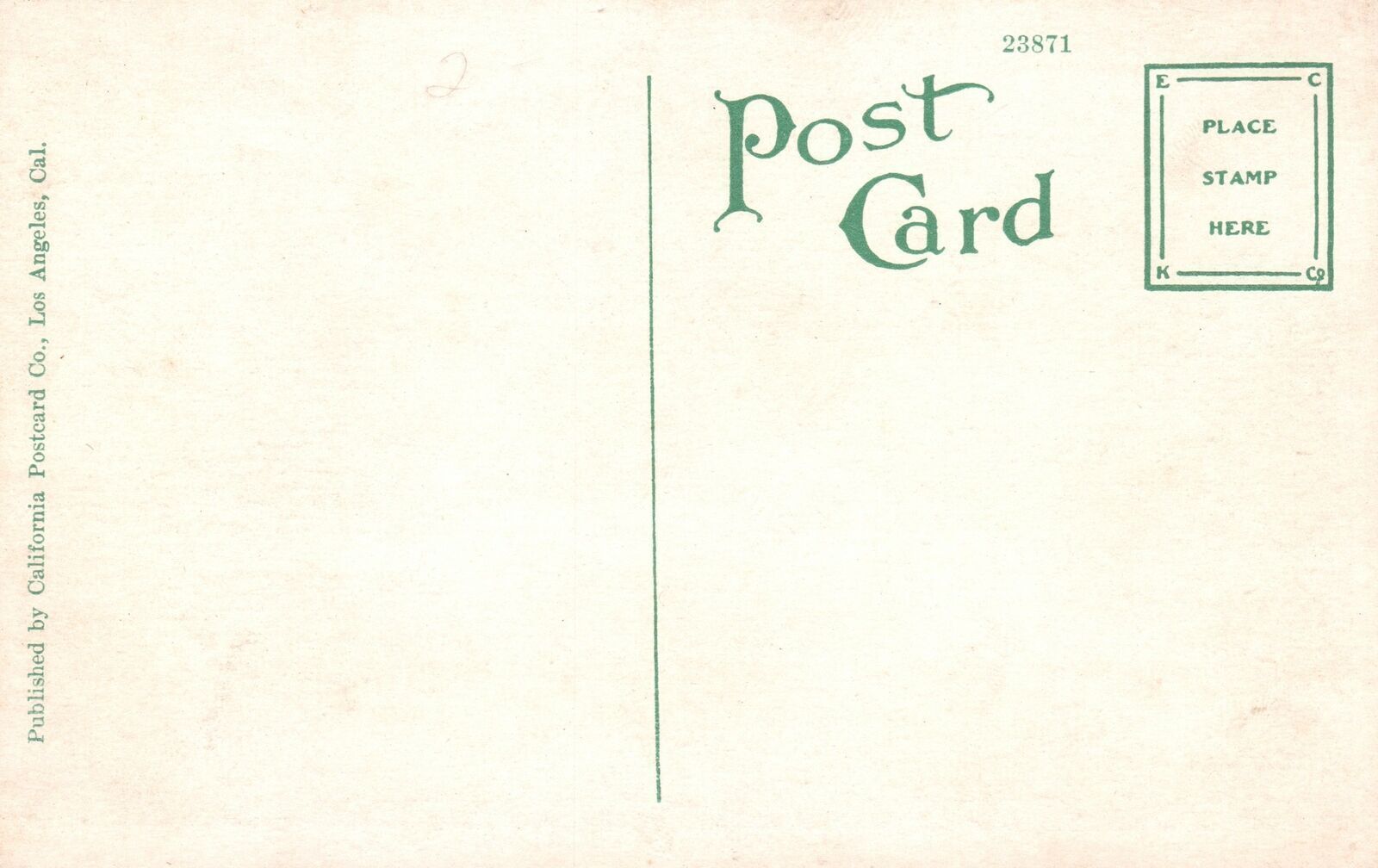 Vintage Postcard Bridge In Echo Park Tourist Spot Los Angeles ...