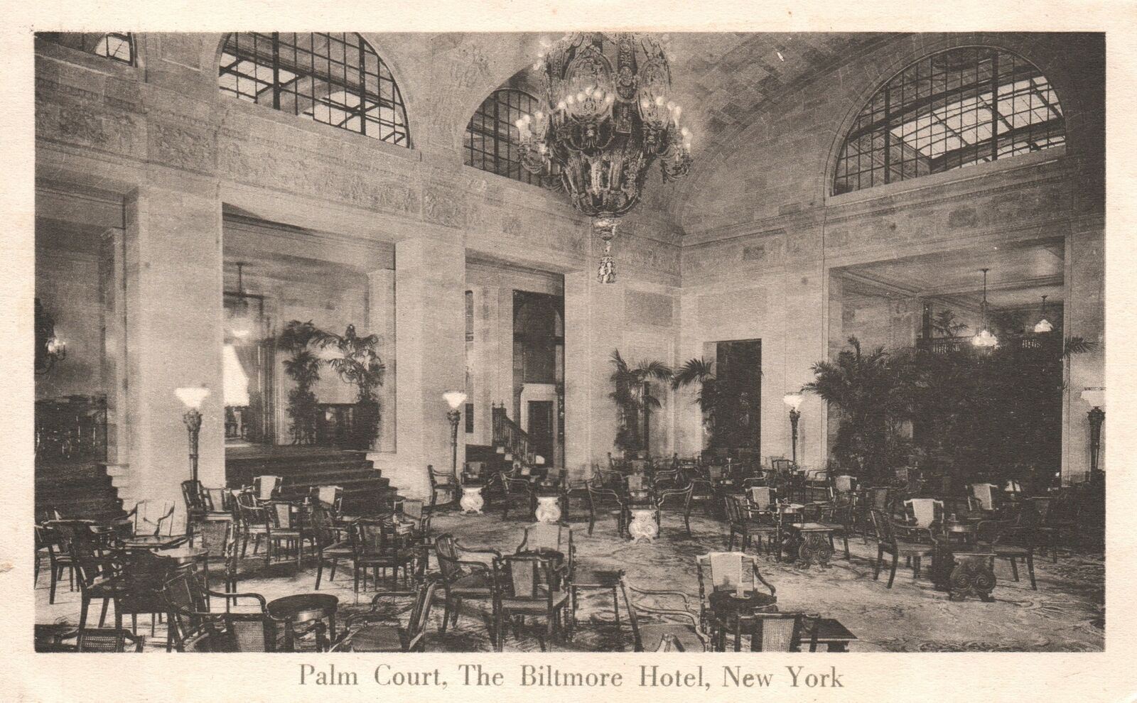 Vintage Postcard 1908 The Baltimore Hotel Palm Court Iconic Venue New ...