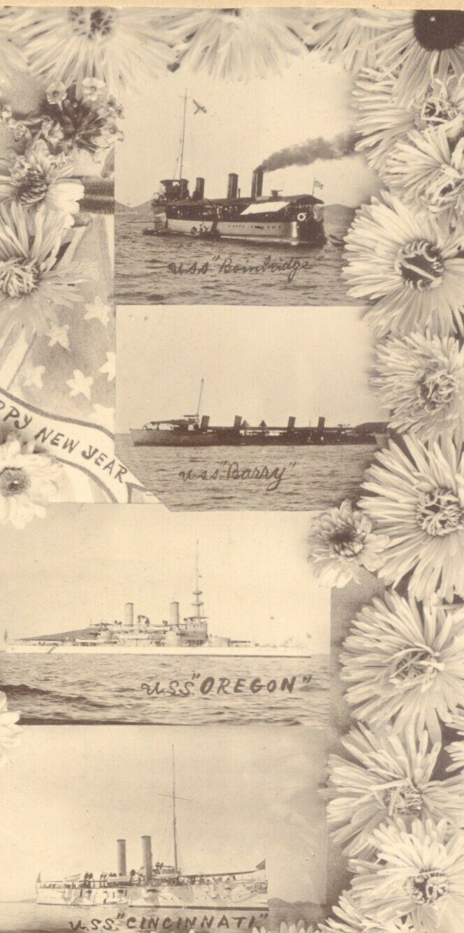 Vintage Real Photo Chefoo China Cabinet CAR With 10 US Navy Military ...