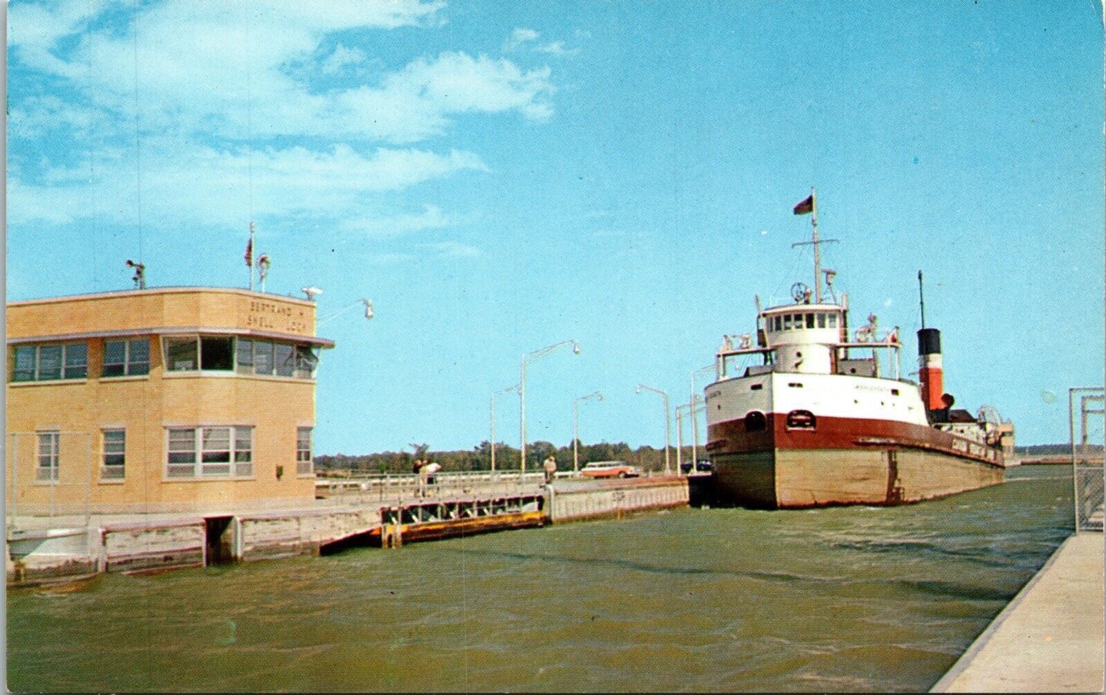 St Lawrence Seaway Power Project Freighter Ship Ontario Canada UNP VTG ...
