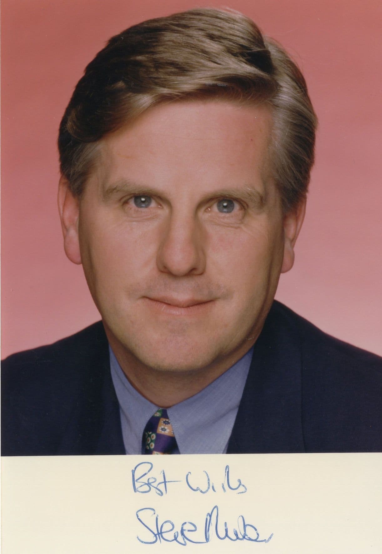 Steve Rider Grandstand Sports Presenter Hand Signed Photo | Topics ...