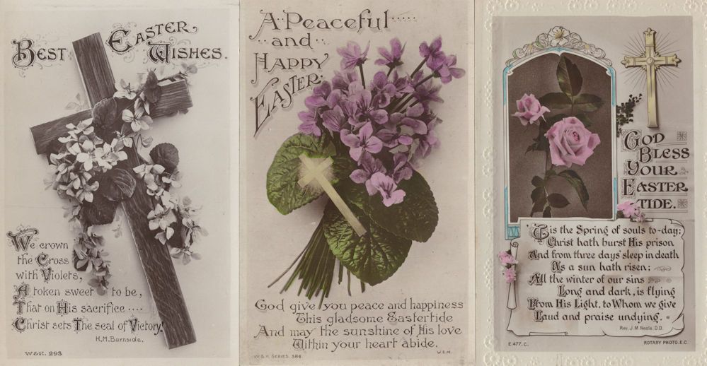 The Seal Of Victory Easter 3x Circa WW1 Antique Postcard s | Topics ...