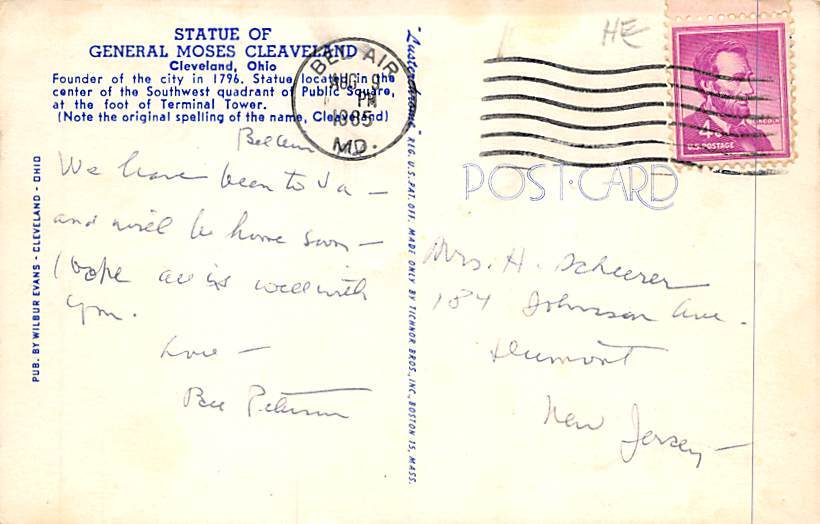 Statue of General Moses Cleaveland Cleveland, Ohio OH | United States ...