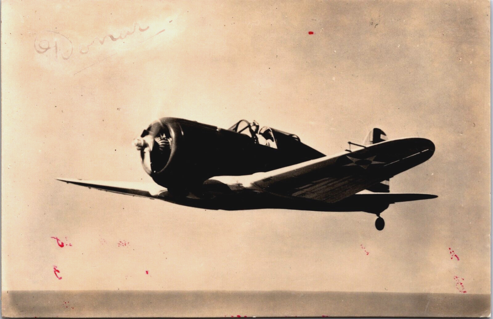 Vought V 143 Fighter Plane U.S. Army Aviation Vintage RPPC C169 ...