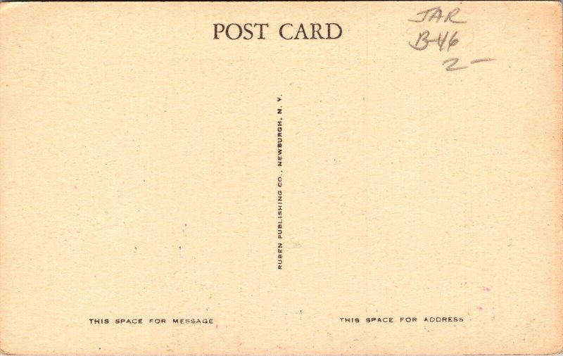 Historic US Veterans Hospital Nurses Home Castle Point New York BW ...