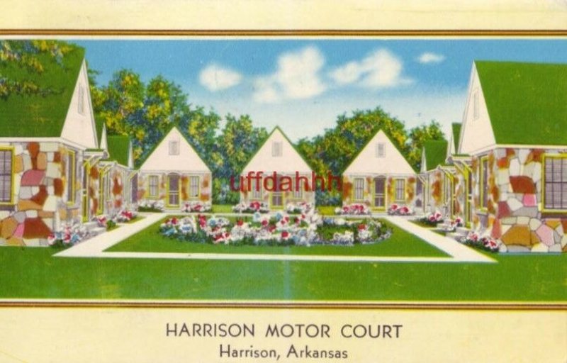 1956 HARRISON MOTOR COURT, Harrison, AR Watch for Neon Sign | United ...