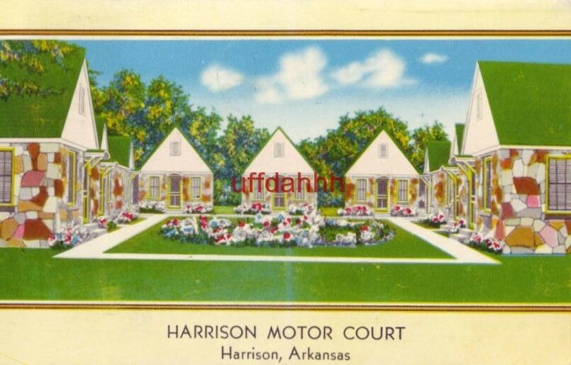 1956 HARRISON MOTOR COURT, Harrison, AR Watch for Neon Sign | United ...