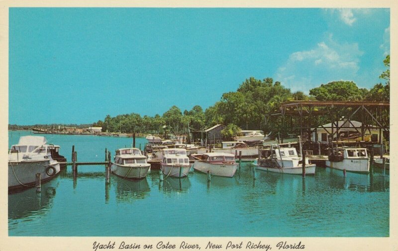 New Port Richey Florida 1950-60s Yacht Basin | United States - Florida ...