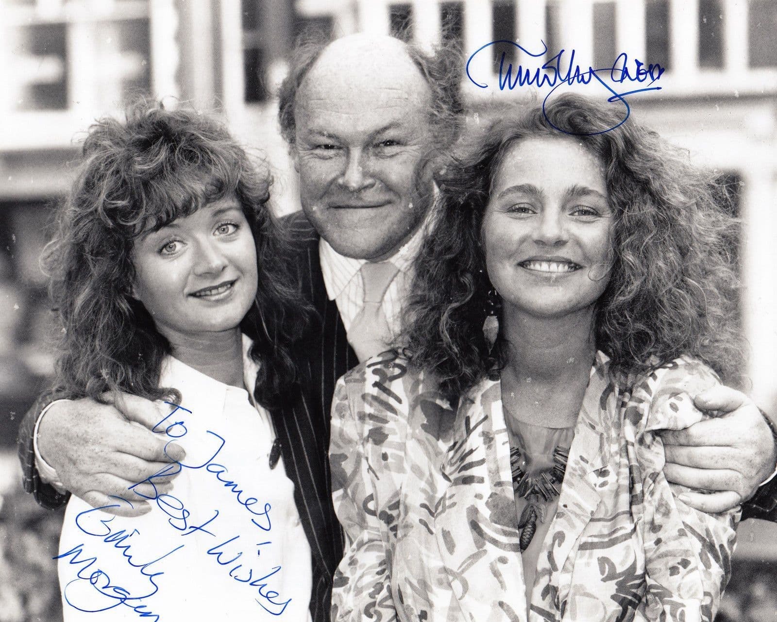 Emily Morgan Brass Timothy West TV Show Launch Hand Signed ITV Press ...