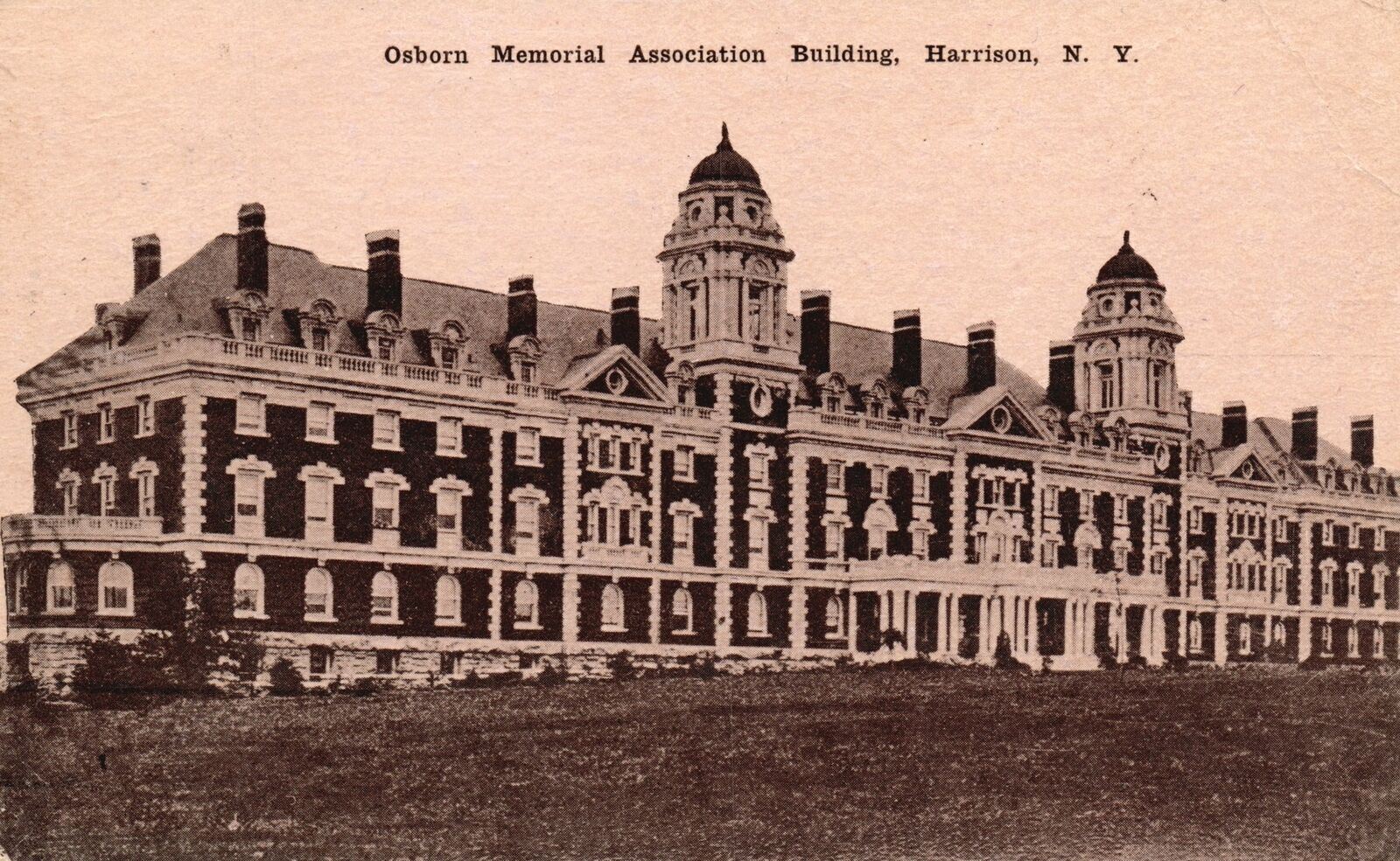 Vintage Postcard 1910's Osborn Memorial Association Building Harrison ...