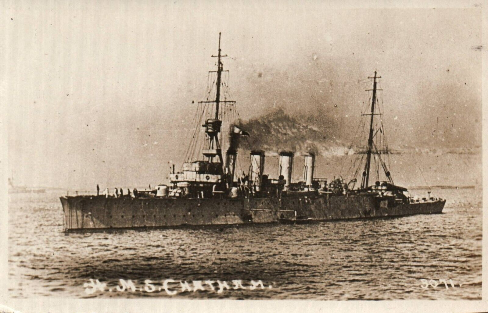 RPPC Photo British Royal Navy WWI HMS Chatham | Other / Unsorted ...