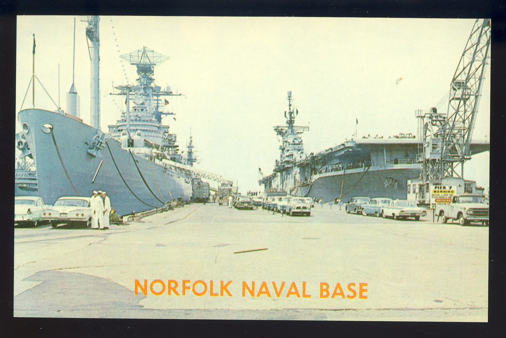 Norfolk, Virginia/VA Postcard, Norfolk Naval Base, World's Largest US ...
