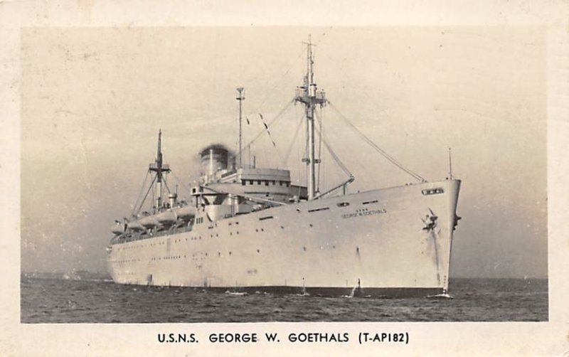 U.S.N.S. George W. Goethals U.S.N.S. George W. Goethals, Military ...