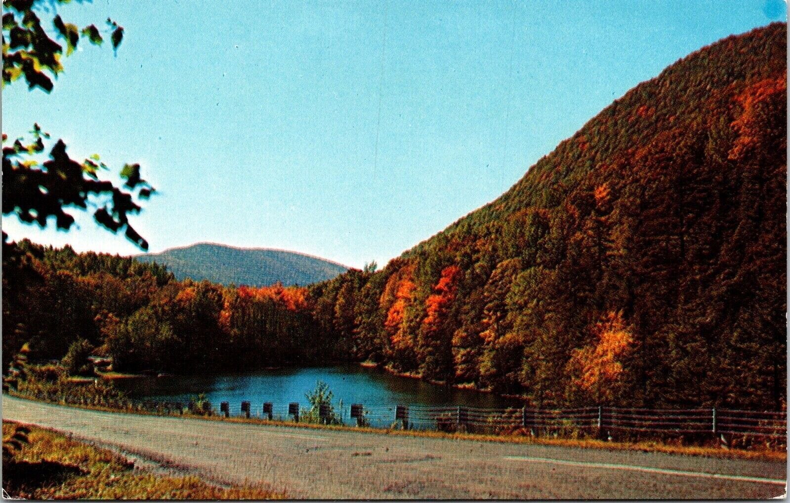 Stony Clove Notch Catskill Mountains New York Scenic Landscape Chrome ...