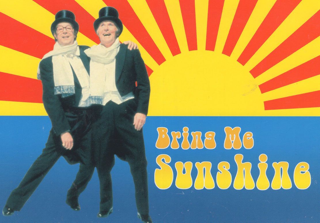 Morecambe & Wise BBC TV Series Bring Me Sunshine Advertising Postcard ...