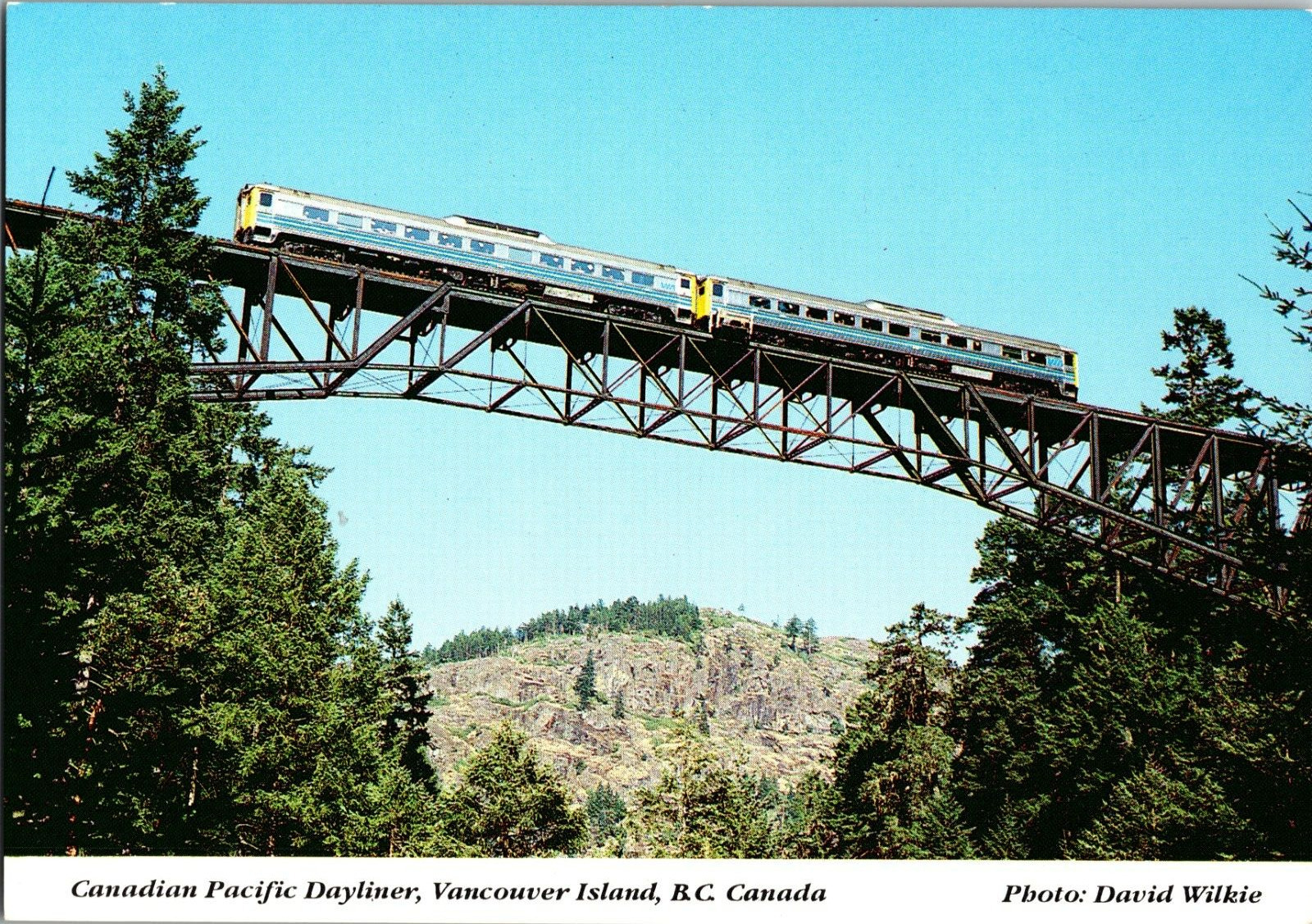 Vintage Postcard 1980s Canadian Pacific Dayliner Train Vancouver Island ...