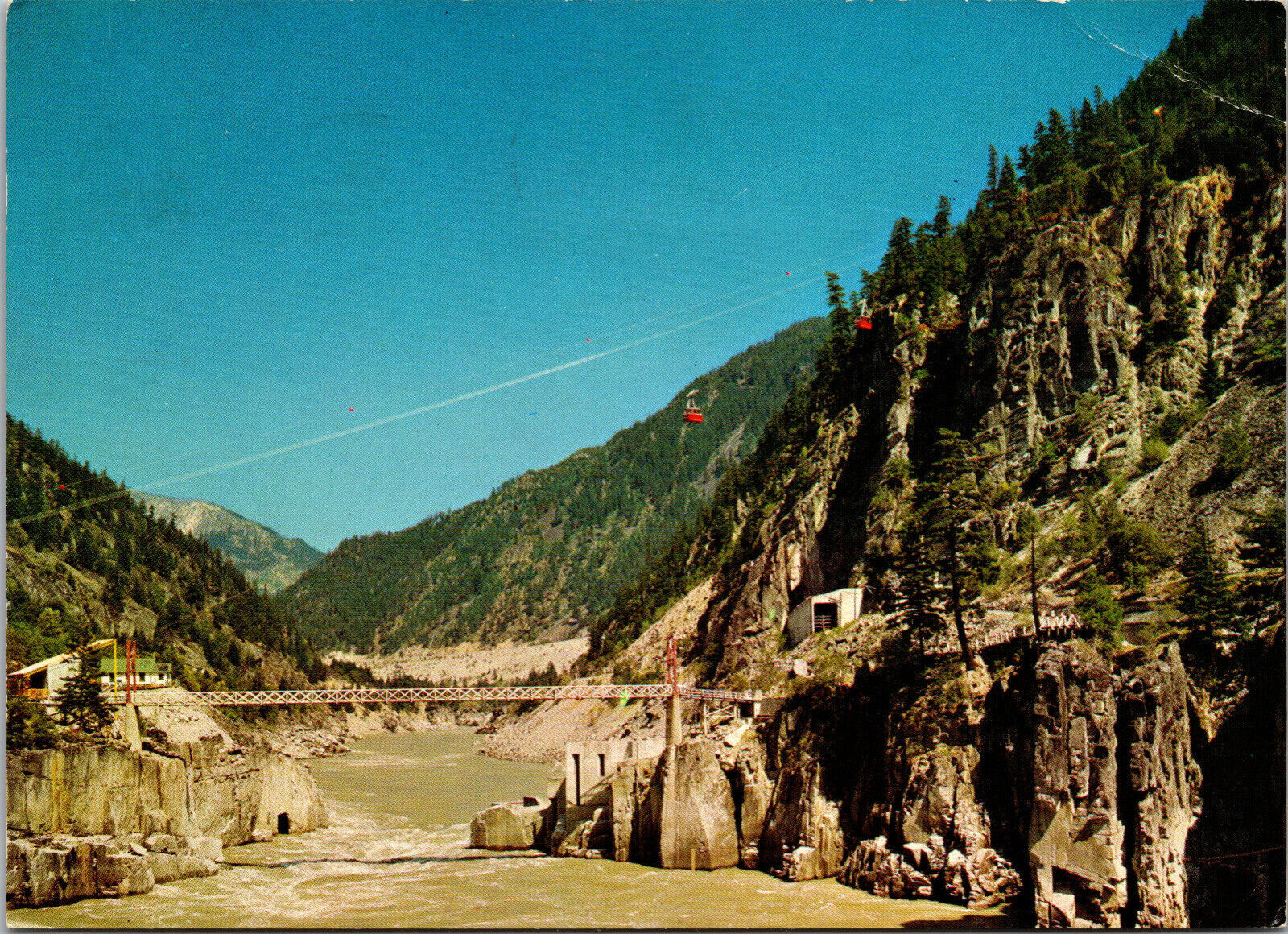 Hells Gate Tramway Fraser Canyon Trans-Canada Hwy 1970s Postcard ...
