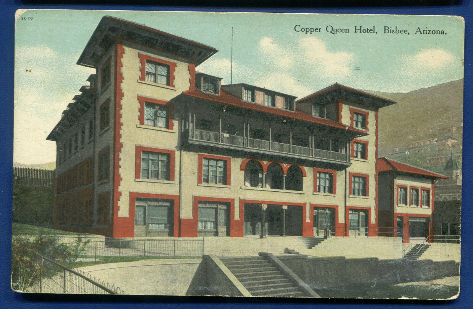 Copper Queen Hotel Bisbee Arizona az old postcard | United States ...