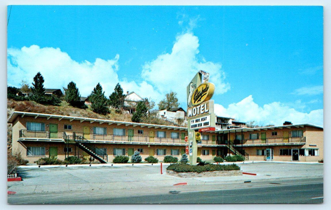 ELKO, Nevada NV ~ Roadside STAMPEDE MOTEL Domingo Ozamis c1960s-70s ...