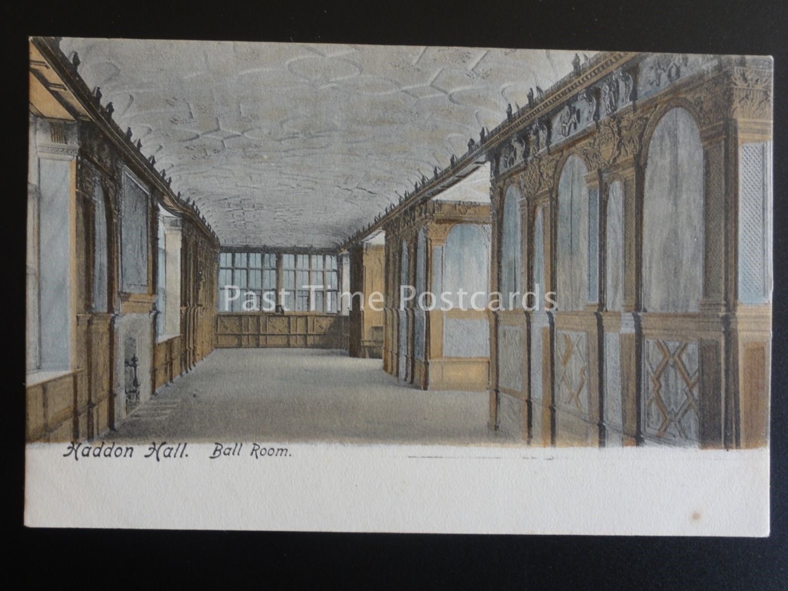 Derbyshire HADDON HALL Collection of 6 Old Postcards by Frith ALL SHOWN ...