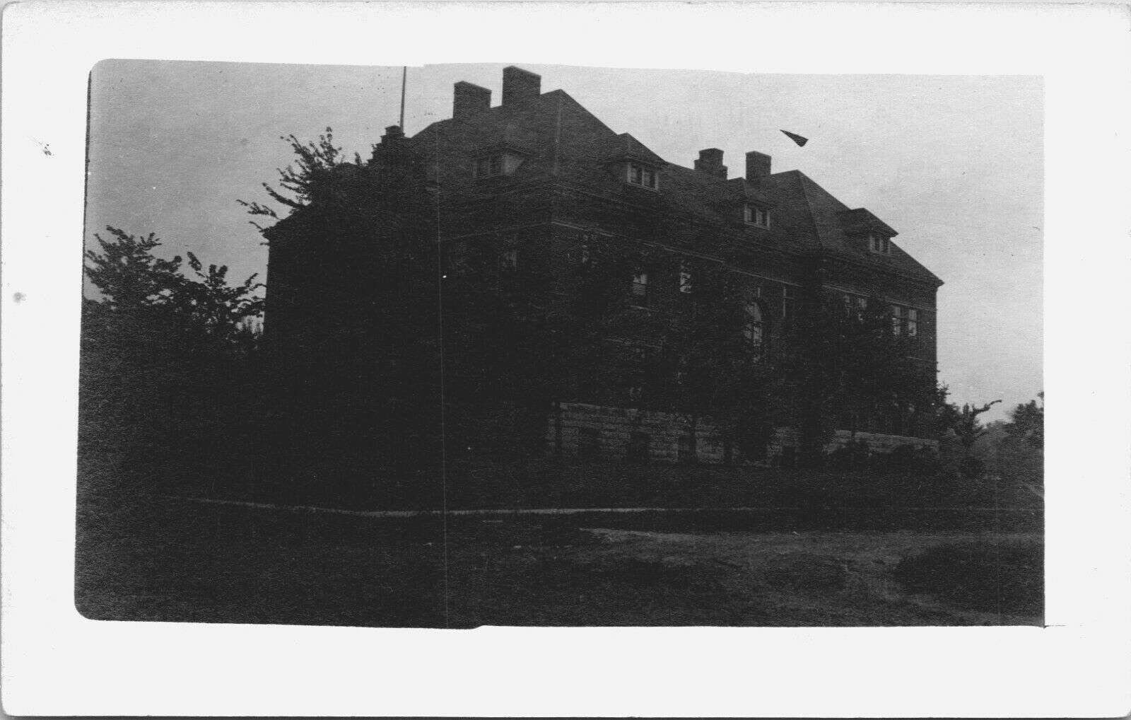 RPPC Big Dark Foreboding Mansion Creepy Spooky - A27 | Other / Unsorted ...