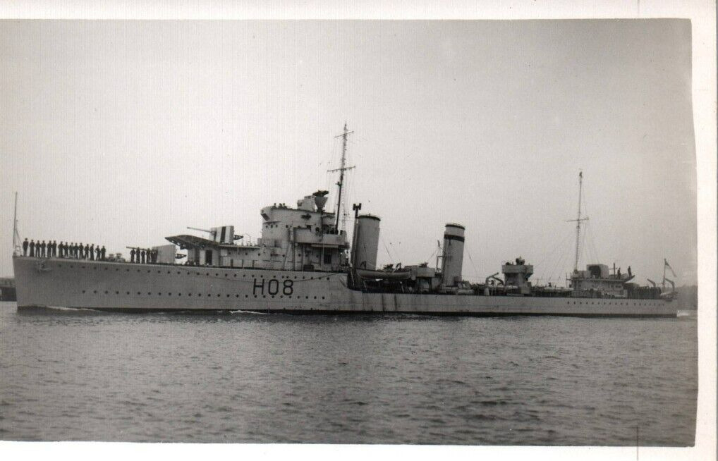 RPPC Photo British Royal Navy HMS Eclipse (H08) Destroyer War | Other ...