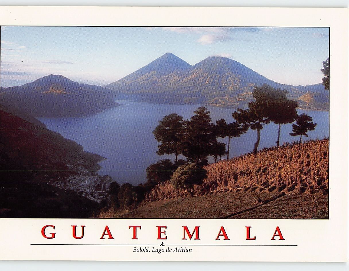 Postcard Lago de Atitlán, Sololá, Guatemala | Latin & South America ...