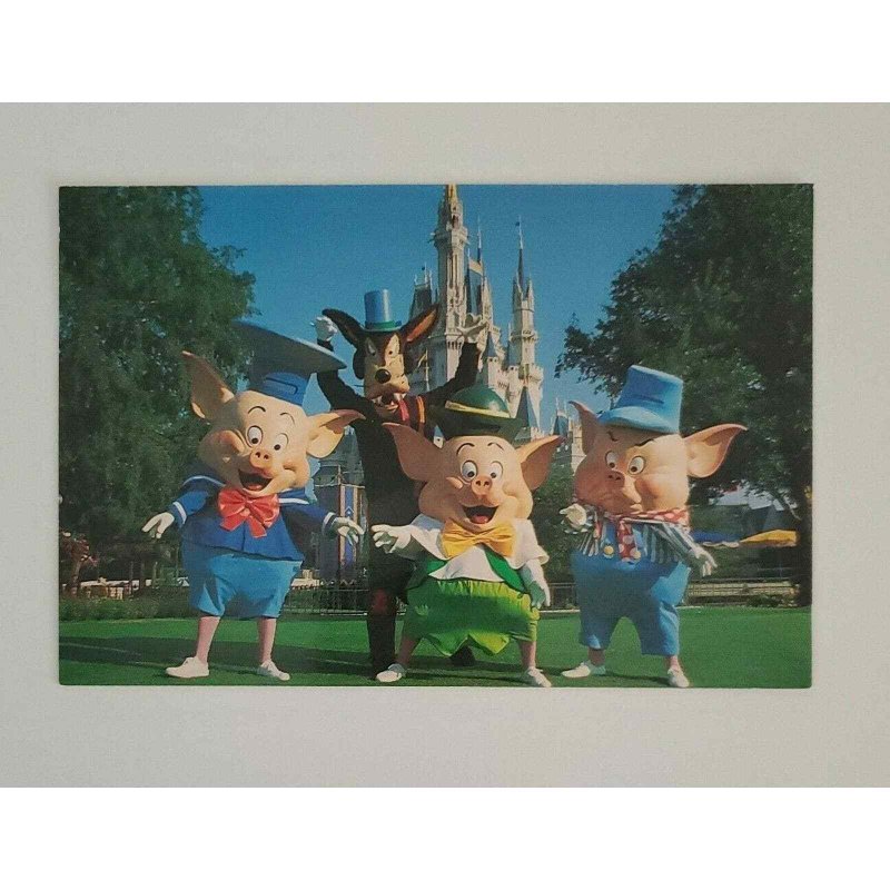 Three Little Pigs Big Bad Wolf Whos Afraid Magic Kingdom Disney ...