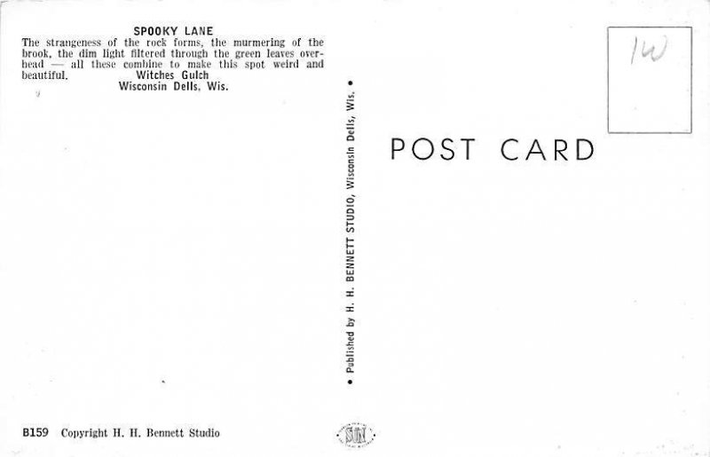 Spooky Lane The Rock Forms Dells Of The Wisconsin WI | United States ...