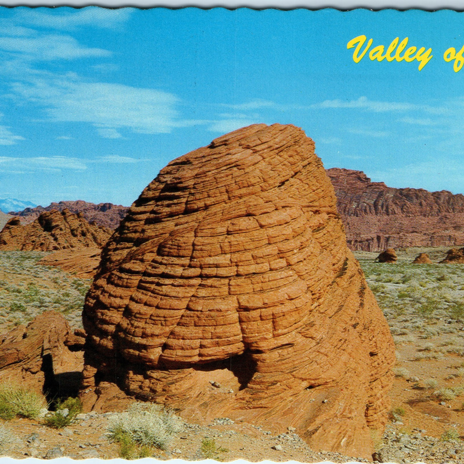 c1970s Las Vegas, NV Beehive Valley of Fire State Park Sandstone Rock ...
