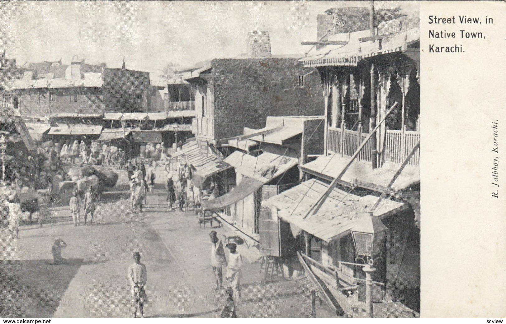 KARACHI , Pakistan , 1900-10s ; Street View in Native Town | Asia ...