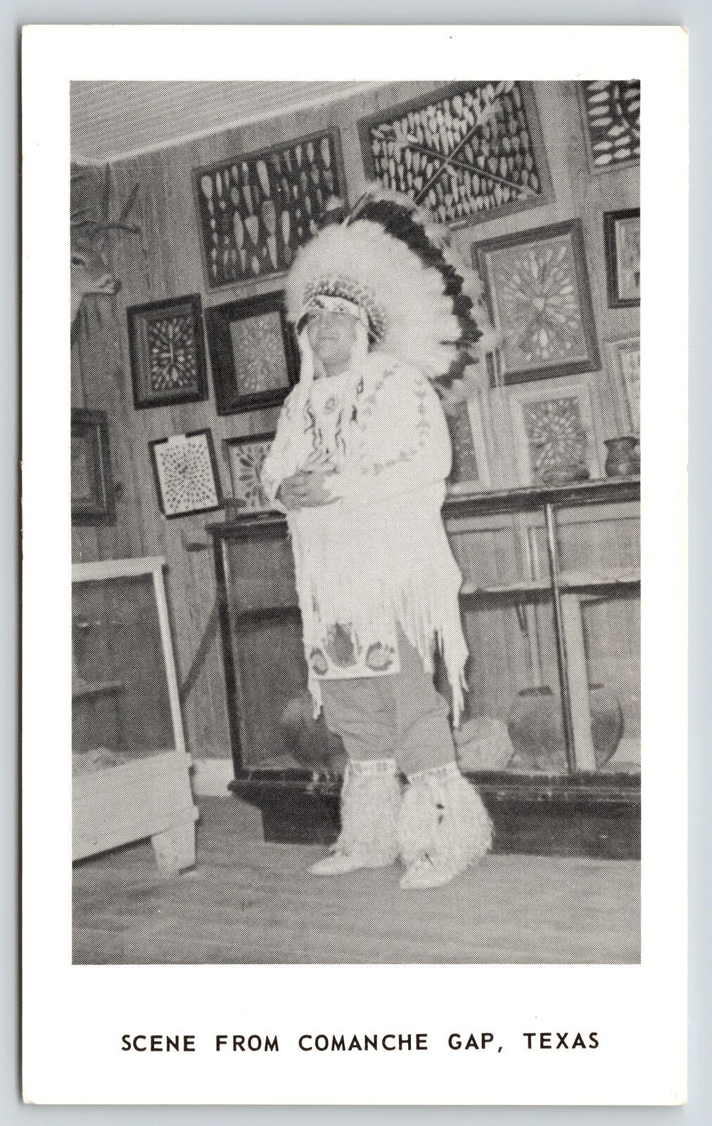 Comanche Texas~Comanche Dan in Comanche Gap Indian Museum & Crafts ...