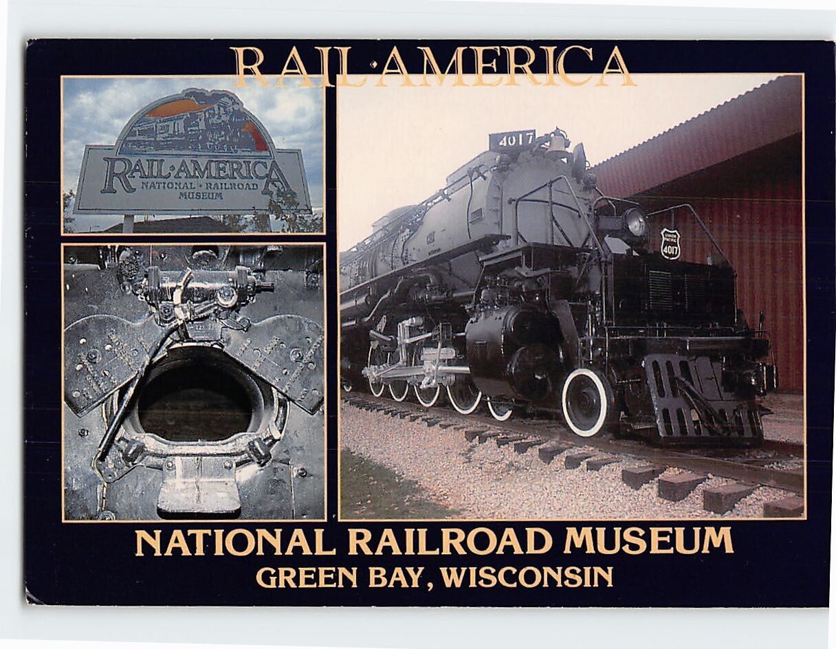 Postcard Union Pacific 4-8-8-4 "Big Boy" National Railroad Museum Green ...