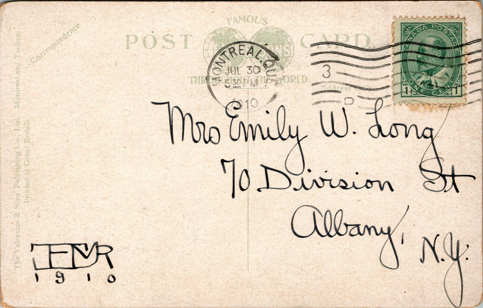 Vtg 1910 McGill University Campus Street Montreal Quebec Canada Antique ...