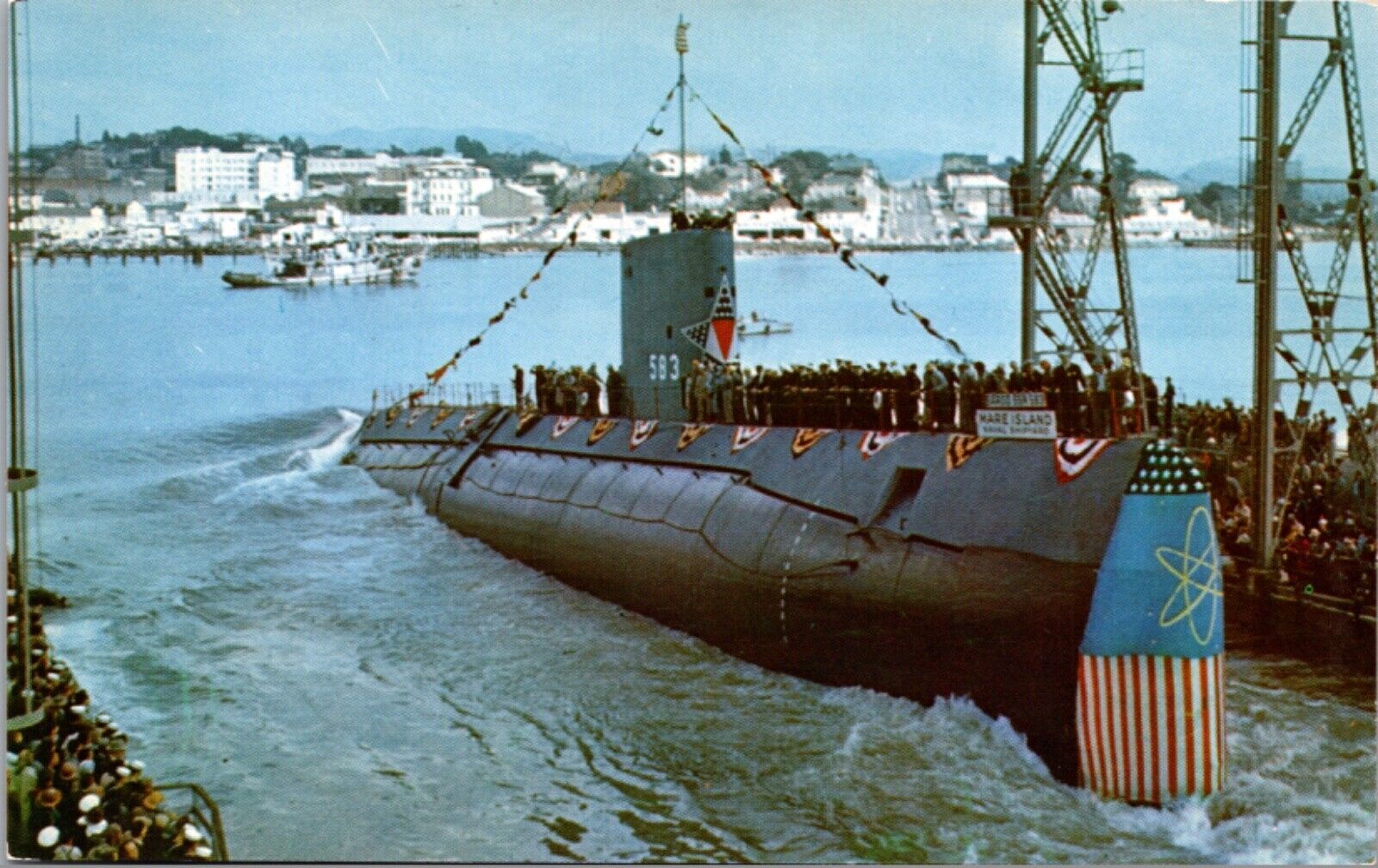 Sargo Submarine Built Launched at Mare Island Navy Shipyards Vallejo ...