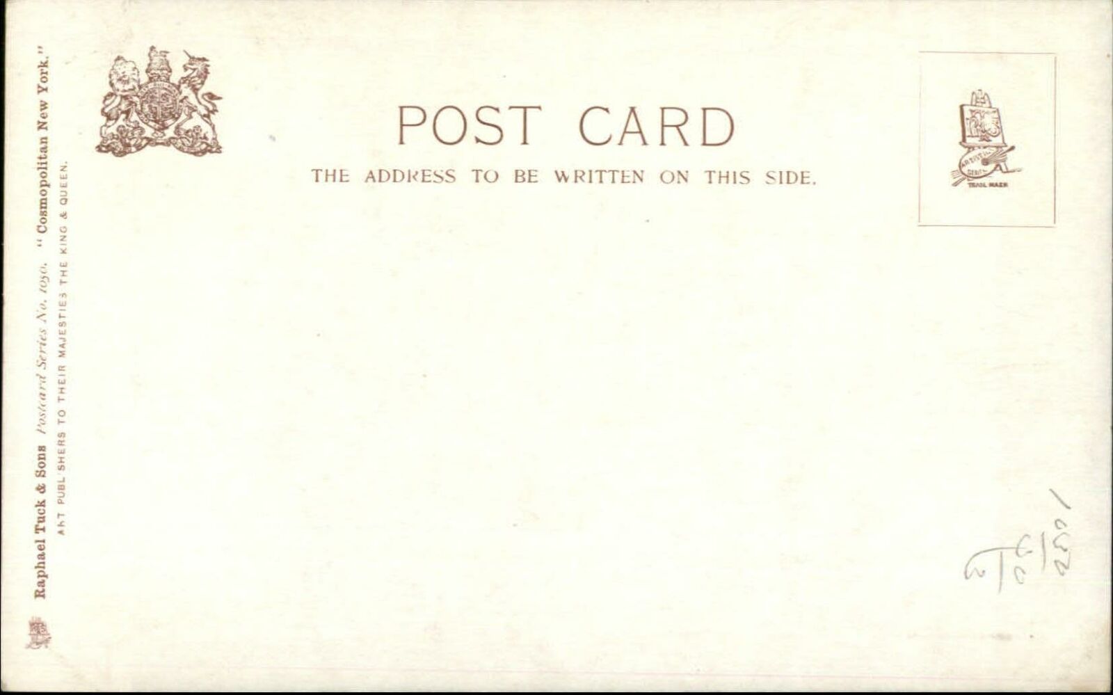 TUCK Cosmopolitan New York City Fulton Market Fishermen c1905 Postcard ...