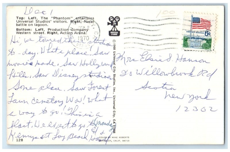 1970 Universal Studio Multiple View Of Film Shoot Phantom Action Movies ...