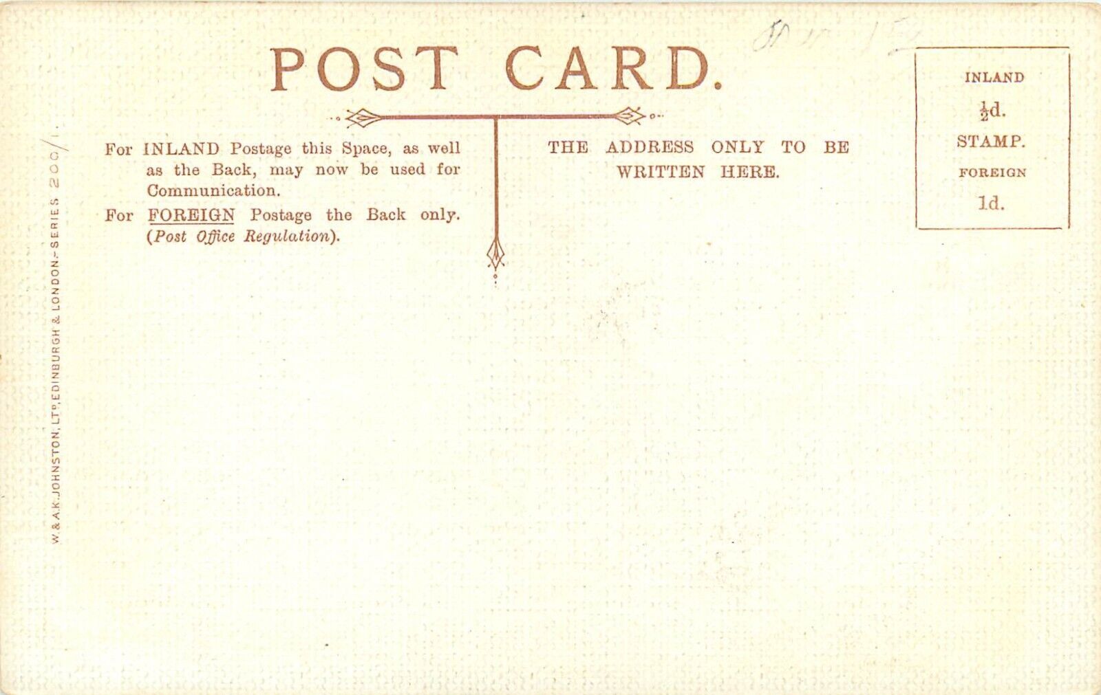 W & AK Johnston Postcard 202 Scotland Map of Clan Gordon, Badge- Ivy ...