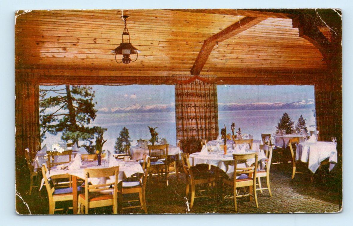 LAKE TAHOE, California-Nevada ~ CAL NEVA LODGE Restaurant c1950s ...