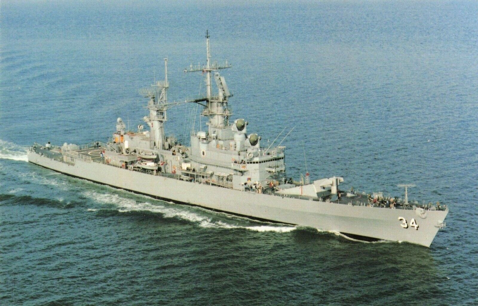 Postcard USS Biddle CG-34 Guided Missile Cruiser | Topics - Militaria ...